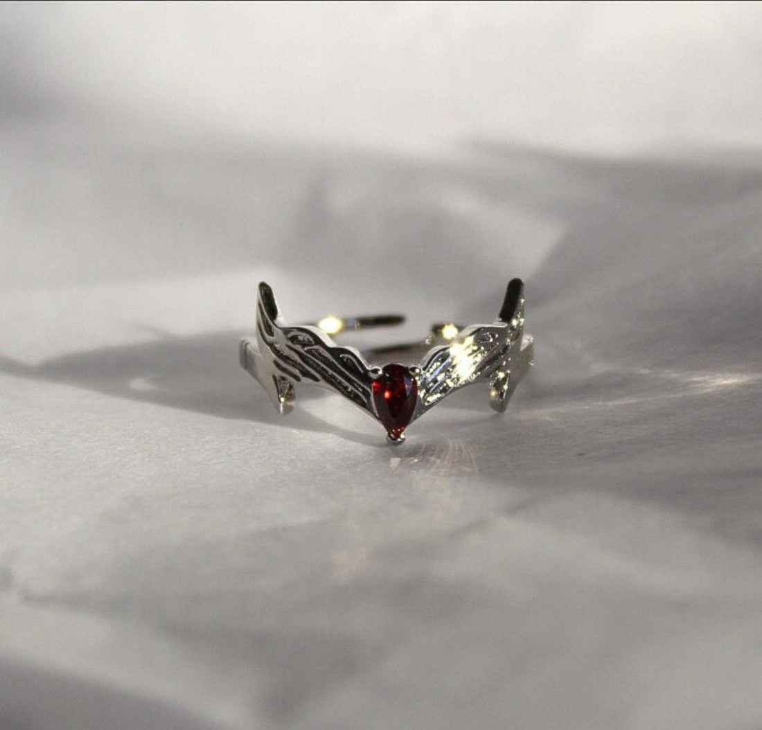 Scarlet Witch Gemstone INSPIRED ring – Cosmic Aether Jewellery